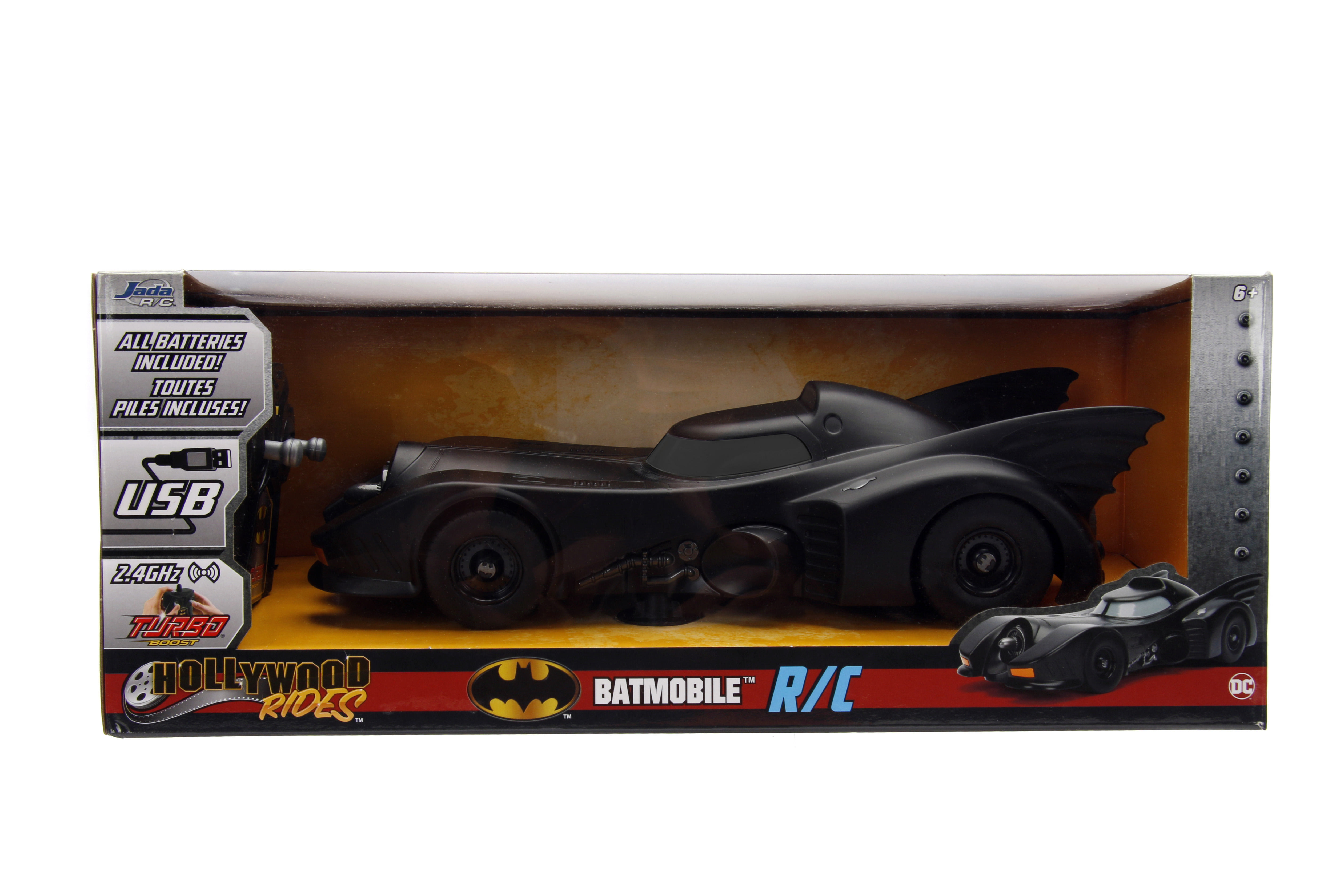 JADA Batman RC 1989 Batmobile, Justice League R/C Spielzeugauto | SATURN