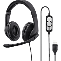 HAMA Headset "HS-USB300", Stereo, Schwarz online kaufen | MediaMarkt