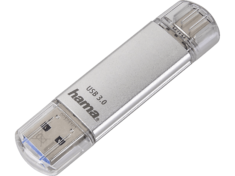 HAMA C-Laeta USB-Stick, 32 GB, 40 MB/s, Silber | SATURN