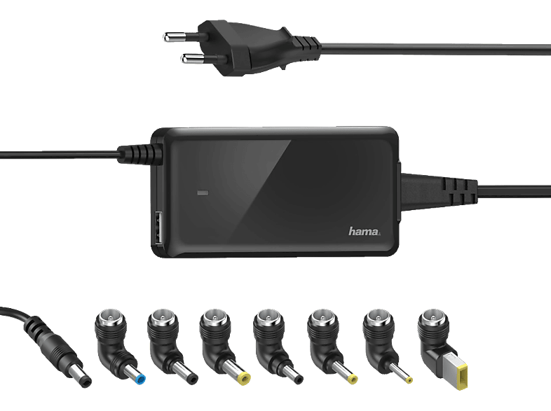 HAMA Slim & Light Notebook-Netzteil Acer/ Asus/ Dell/ Dynabook/ Fujitsu ...