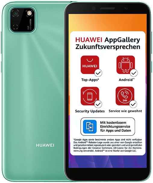 HUAWEI Y5P 32 GB Mint Green Dual SIM | MediaMarkt