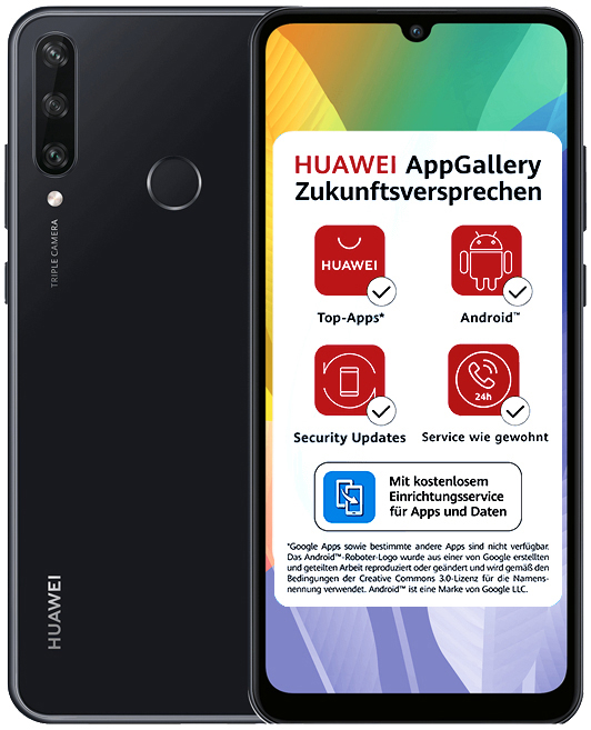 HUAWEI Y6P 64 GB Midnight Black Dual SIM | SATURN