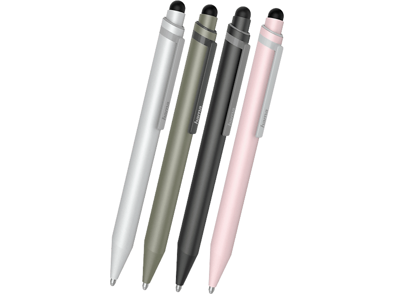 HAMA Stylus 2-in-1 Mini Grijs / Roze (182503) | MediaMarkt