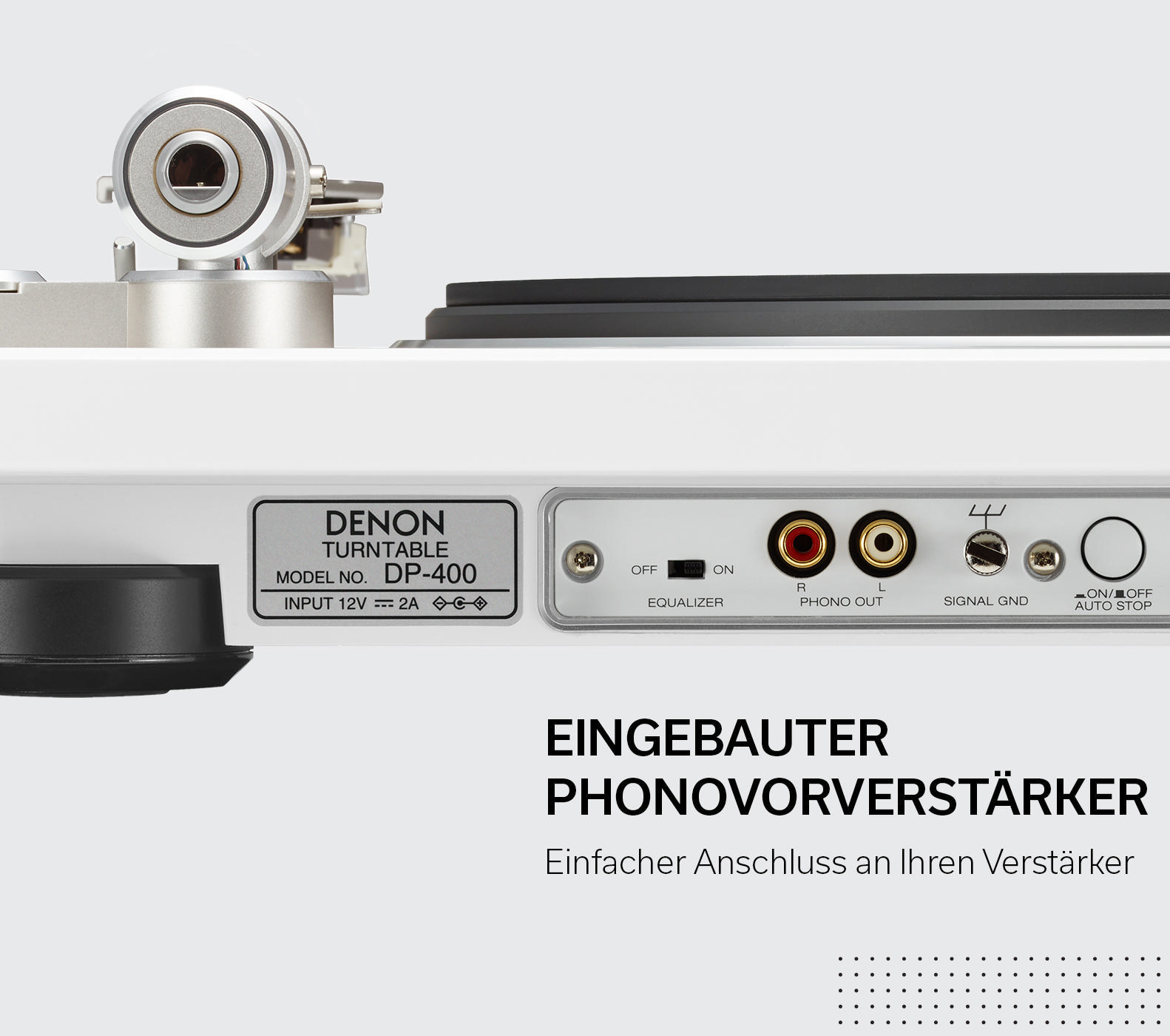 DENON DP-400 Plattenspieler Weiss | SATURN