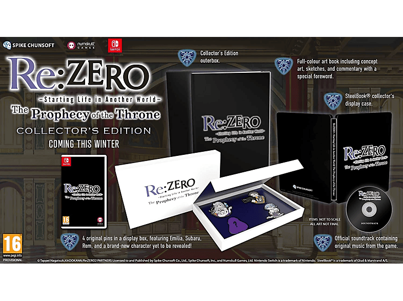 Nintendo Switch Re:ZERO | The Prophecy of the Throne Limited Edition