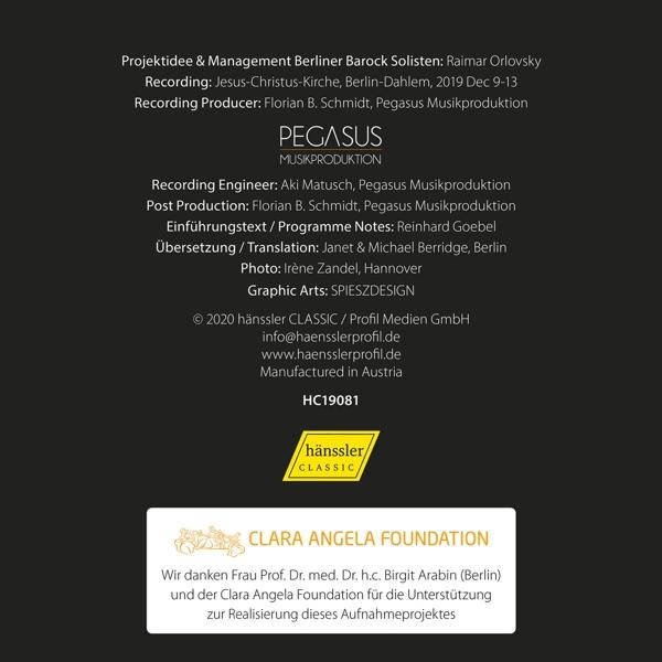 Benjamin Appl & Berliner Barock Solisten | Cantatas Of The Bach Family CD CD
