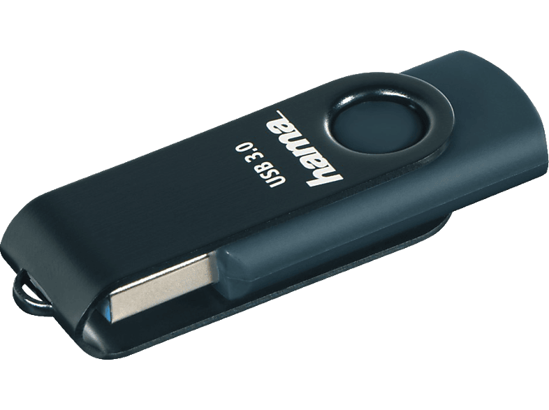 HAMA Rotate USB-Stick, 256 GB, 90 MB/s, Petrol Blau | SATURN