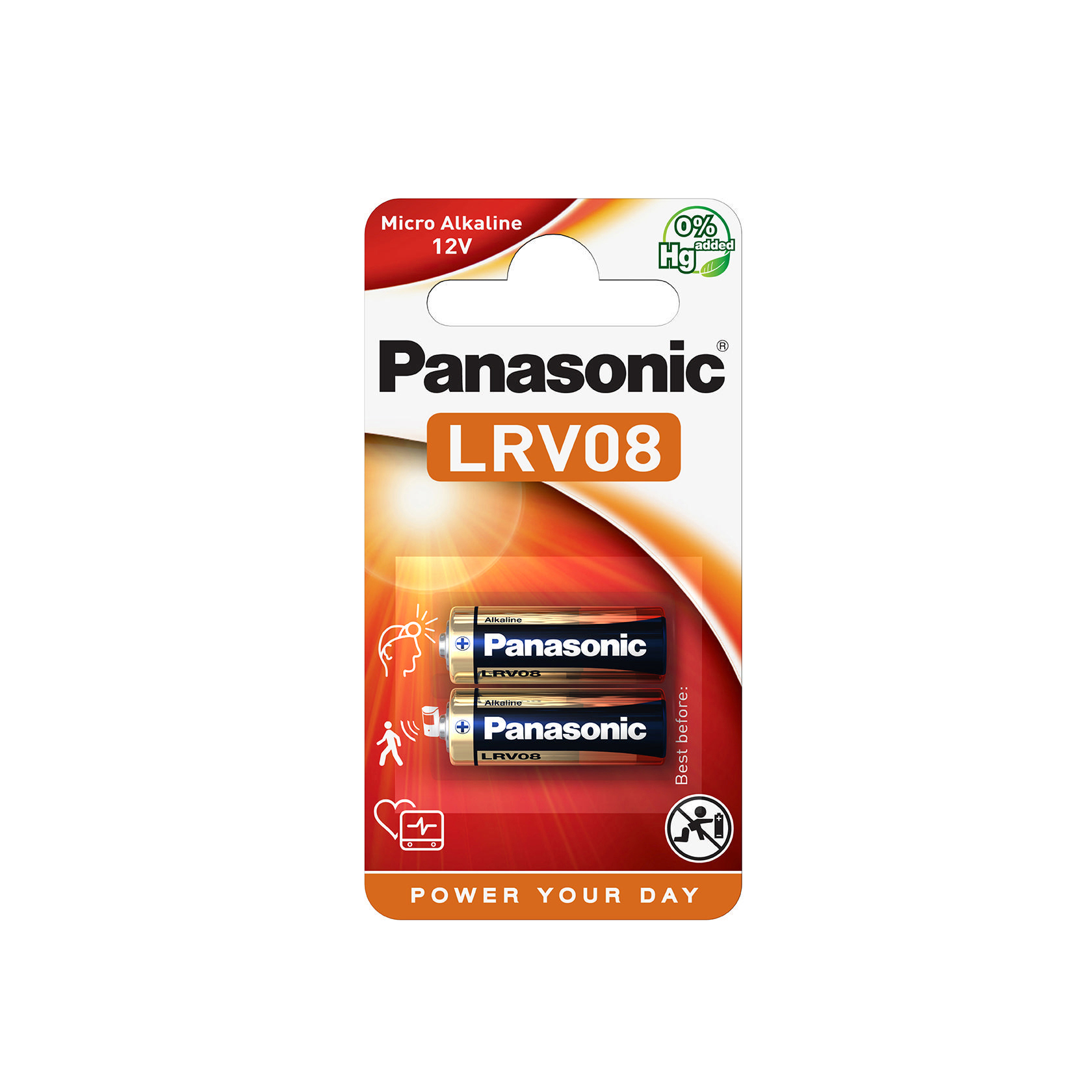 PANASONIC LRV08L/2BE LRV08 Batterien, Micro Alkaline, 12 Volt, 38 mAh ...