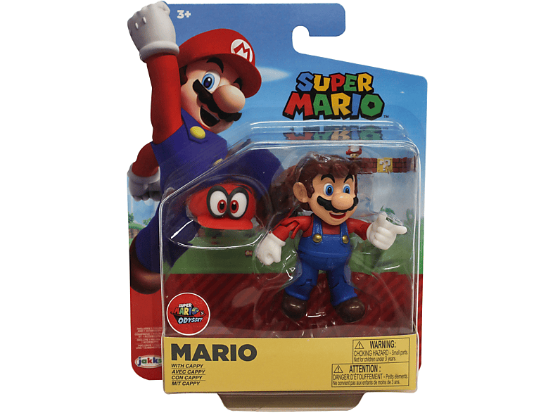 JAKKS PACIFIC Mario Odyssey mit Hut 10cm Figur Spielset Merchandise ...