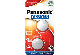 PANASONIC 3V lítium gombelem 2db (CR-2025L/2BP) - MediaMarkt online vásárlás