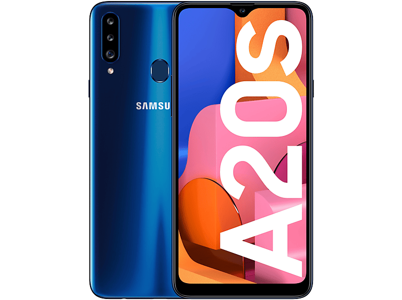 Móvil | Samsung Galaxy A20s, Azul, 32 GB, 3 GB, 6.5" HD+, Snapdragon ...