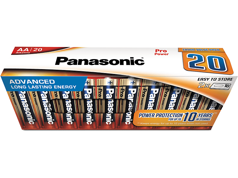 PANASONIC AA Batterie LR6PPG/20CB 20er Pack | MediaMarkt