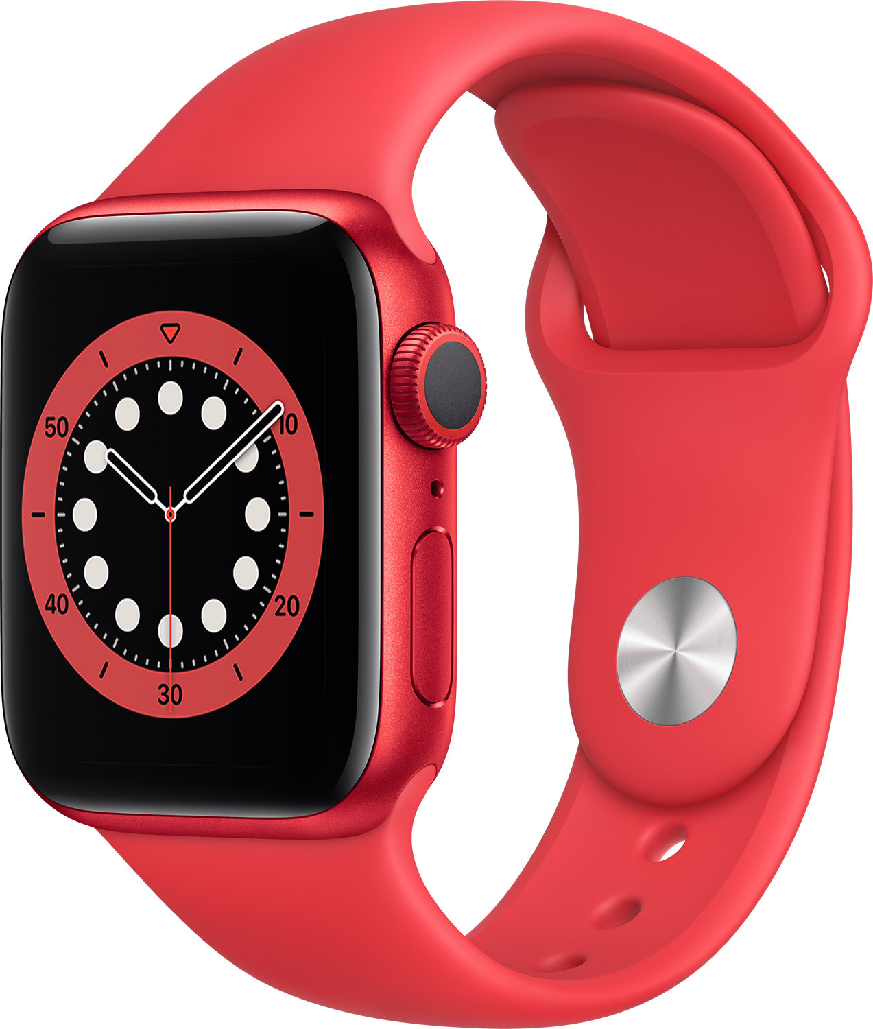APPLE Watch Series 6 40mm (PRODUCT)RED rood aluminium / rode sportband ...