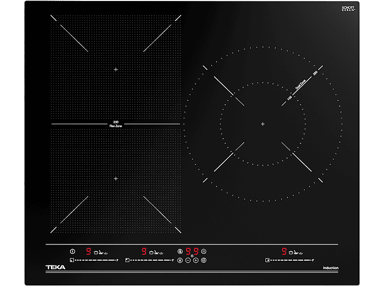 Encimera | TEKA ITF 65320 BK MSP, Vitrocerámica, Eléctrica, Inducción ...