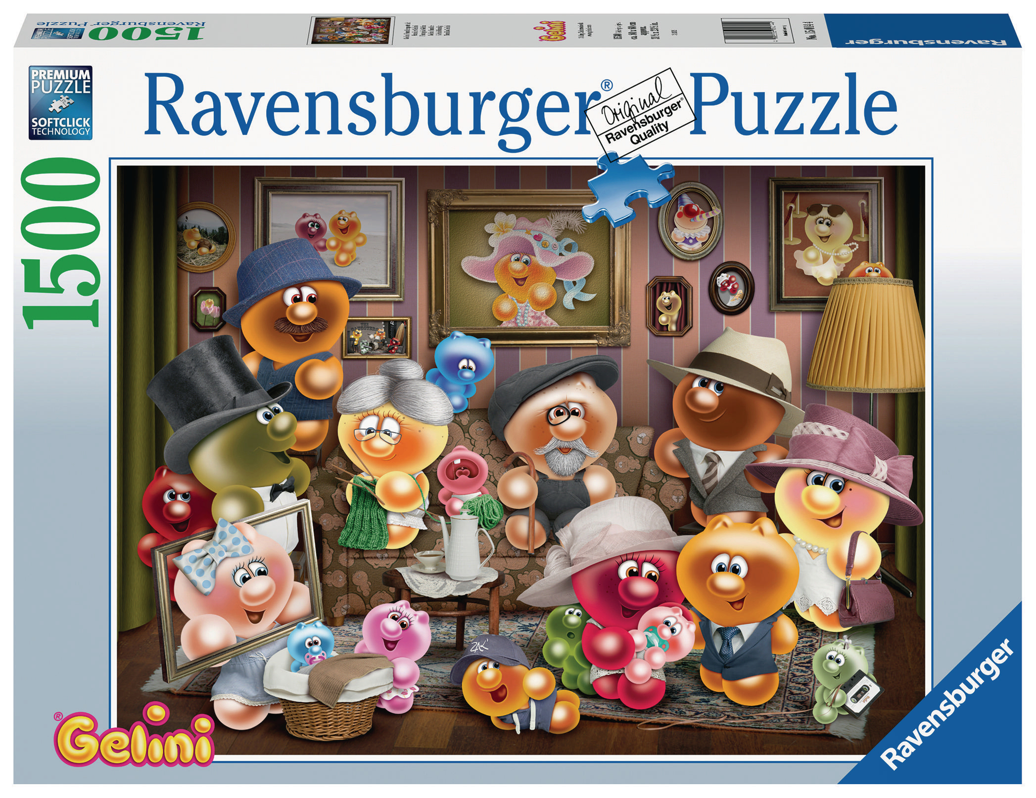 RAVENSBURGER Gelini Familienporträt Puzzle Mehrfarbig | MediaMarkt