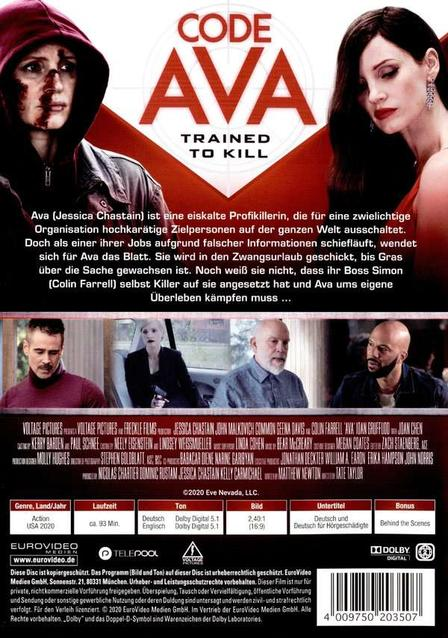 Code Ava | Trained to Kill DVD online kaufen | MediaMarkt