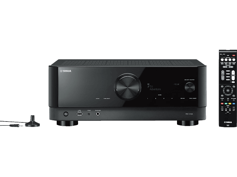 YAMAHA RX-V 4 A AV Receiver (5.2 Kanäle, Schwarz) AV Receiver | Schwarz ...
