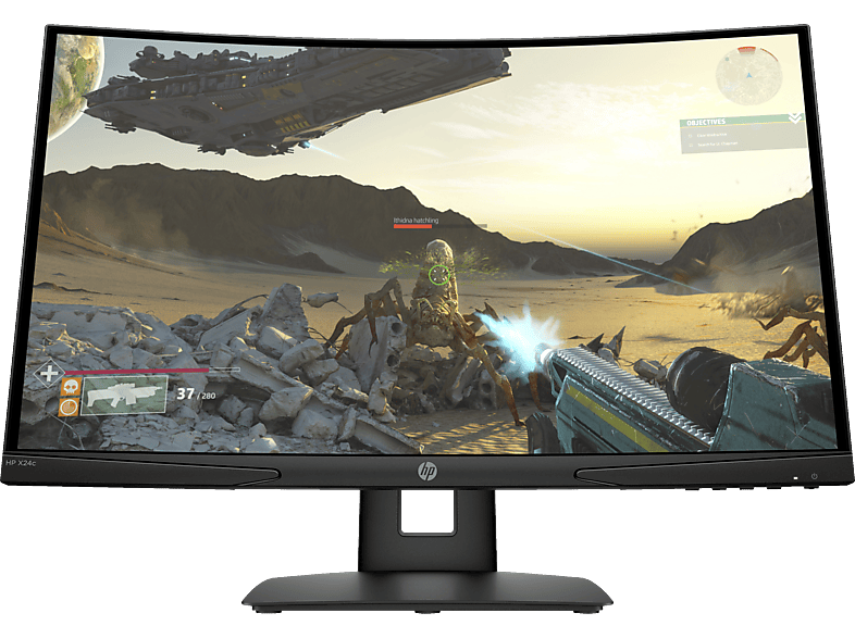 HP X24c 23,6 Zoll Full-HD Gaming Monitor (4 ms Reaktionszeit | SATURN