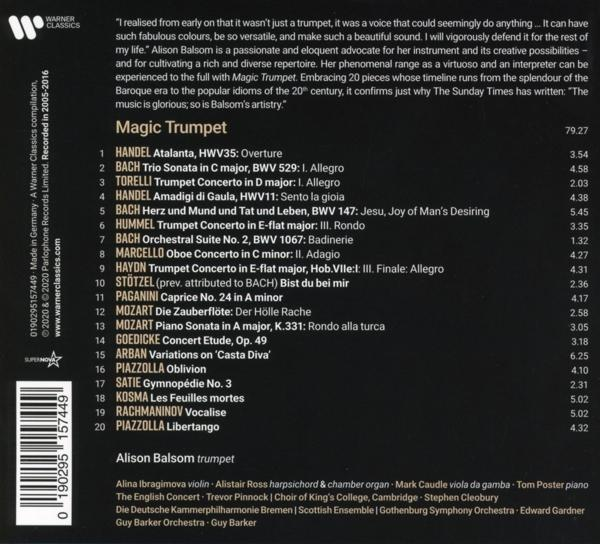 Alison Balsom | Magic Trumpet - (CD) Alison Balsom auf CD online kaufen ...
