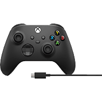 MICROSOFT Wireless Controller + USB C Kabel Wireless Controller Schwarz ...