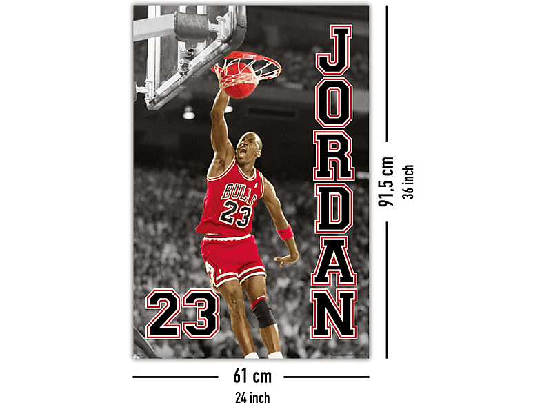 CLOSE UP Michael Jordan Poster 23 Großformatige Poster | SATURN