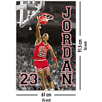 CLOSE UP Michael Jordan Poster 23 Großformatige Poster Großformatige ...