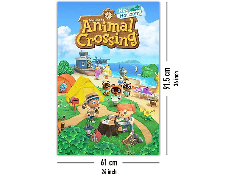 PYRAMID INTERNATIONAL Animal Crossing Poster New Horizons Großformatige ...
