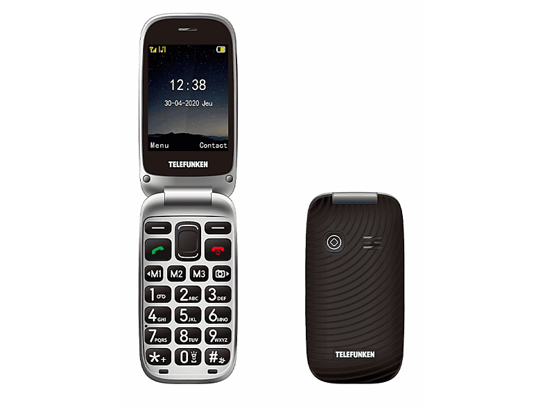 Móvil | Telefunken S540, Para mayores, Bluetooth, 2.8", 64 MB, Negro ...