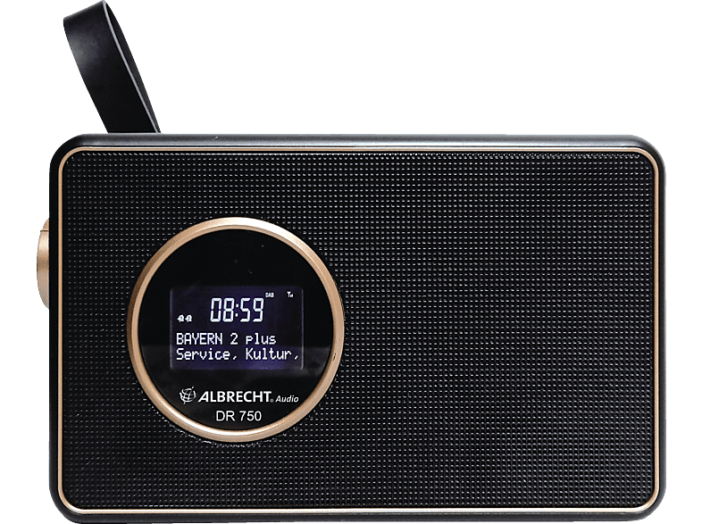 ALBRECHT DR 750 DAB+ Radio, DAB+, FM, Bluetooth, Schwarz / Kupfer ...
