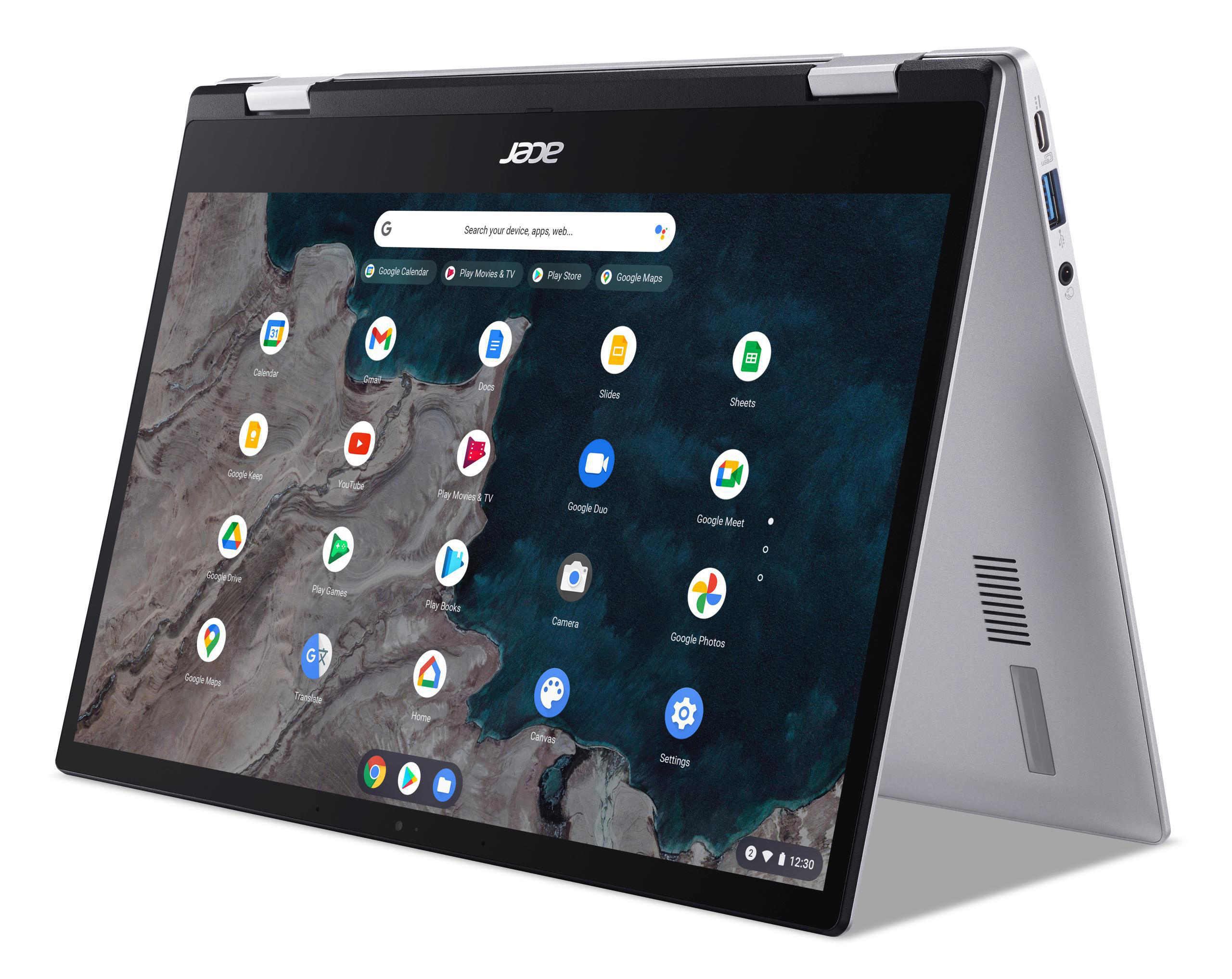 ACER Chromebook Spin 513 (CP513-1H-S8PU), Chromebook, mit 13,3 Zoll ...