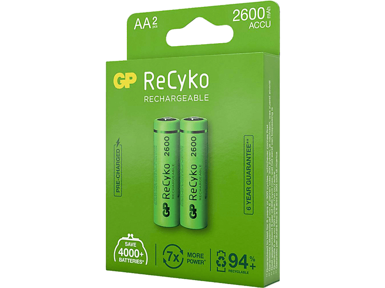GP ReCyko 2x AA 2600 mAh | MediaMarkt