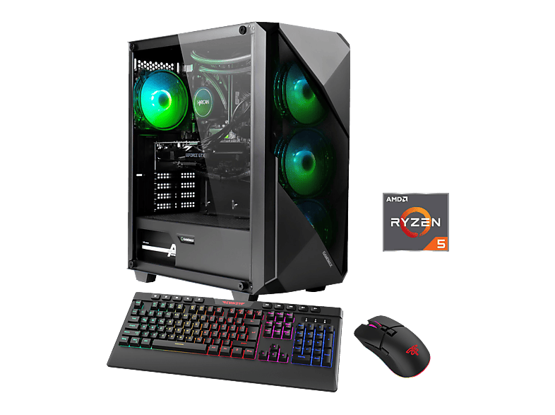 HYRICAN Striker 6629 5600X | 16 GB - 960 GB - NVIDIA GeForce® GTX 1660 ...