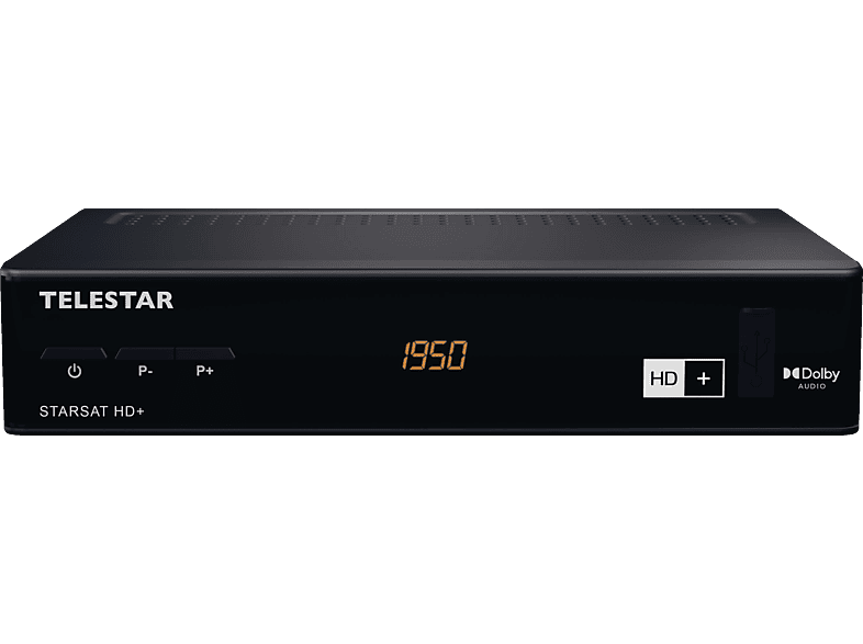 TELESTAR Starsat HD+ AAC Receiver (HDTV, HD+ Karte inklusive, DVB-S ...
