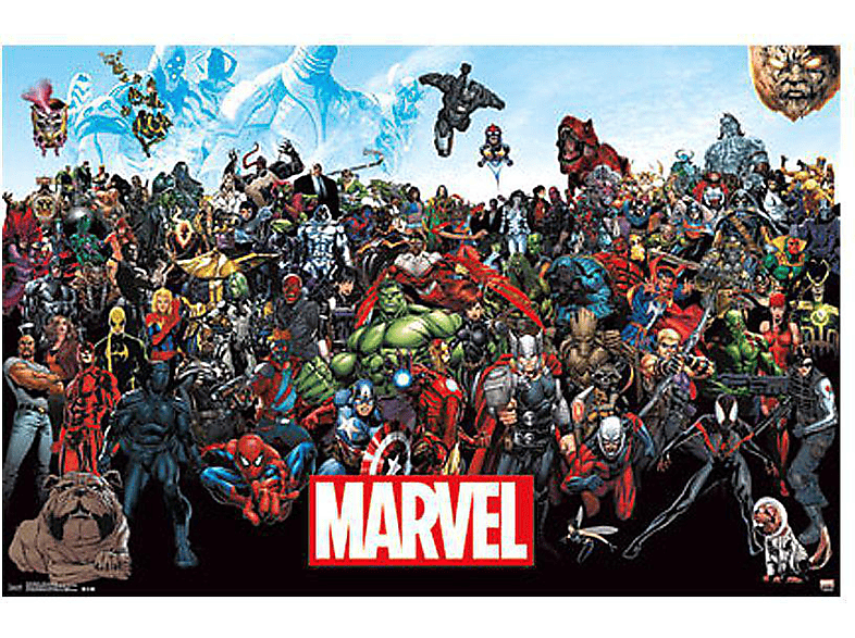 PYRAMID INTERNATIONAL Marvel Poster Line Up 15 Großformatige Poster ...