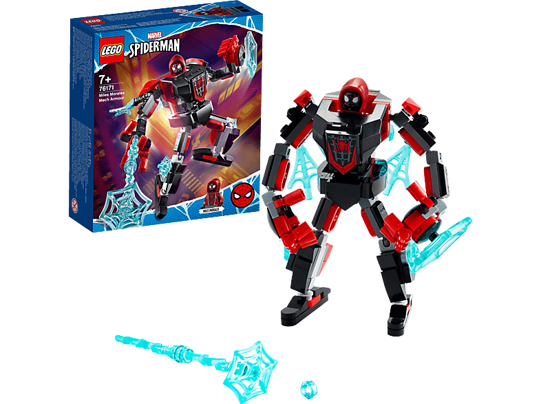 LEGO Miles Morales Mech Minifigur, Mehrfarbig LEGO® Marvel Super Heroes ...