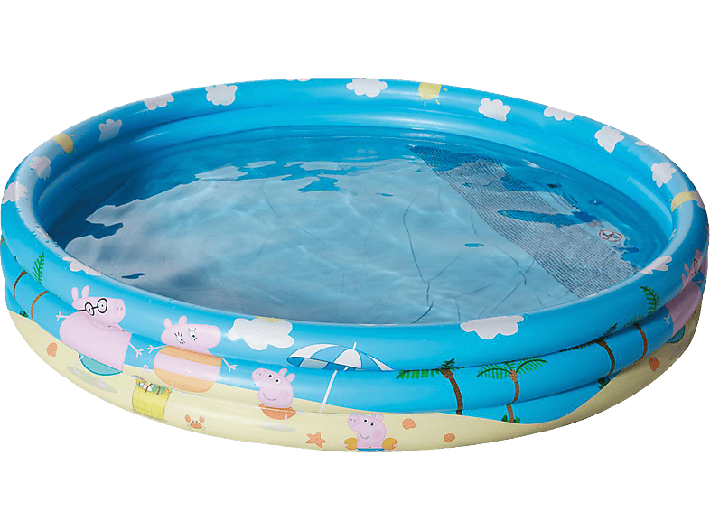 HAPPY PEOPLE PEP Peppa Pig 3-Ring-Pool, ca. 150 x 25 cm Wasserspielzeug ...