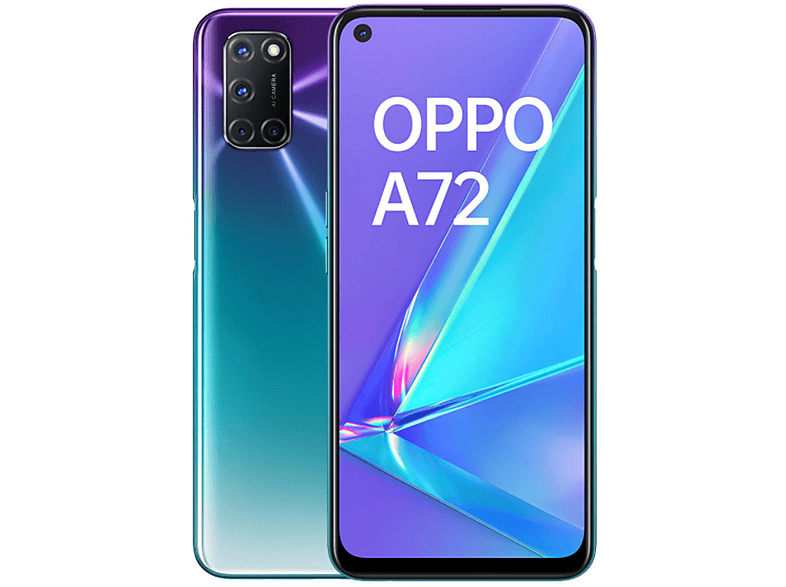 Móvil | OPPO A72, Aurora Purple, 128 GB, 4 GB RAM, 6.5" Full HD+ ...