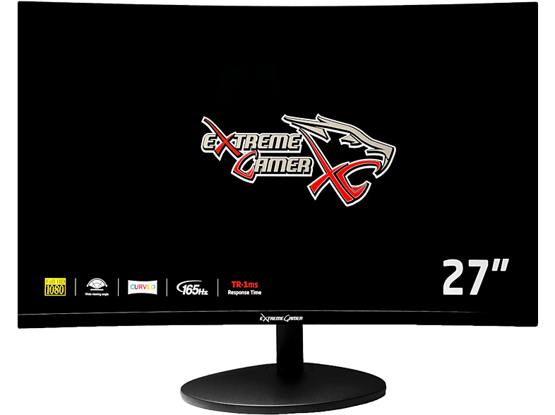 EXTREMEGAMER Gaming monitor RT2785 Curved E-LED 27" 165 Hz 1 ms ...