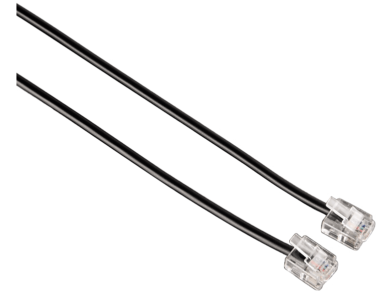 HAMA Telefoonkabel Zwart 6m | MediaMarkt