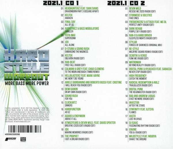 VARIOUS | Hardstyle Workout 2021.1-More Bass,More Power [CD] online ...