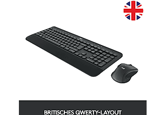 LOGITECH MK545 Advanced, Tastatur-Maus Set, Schwarz | MediaMarkt