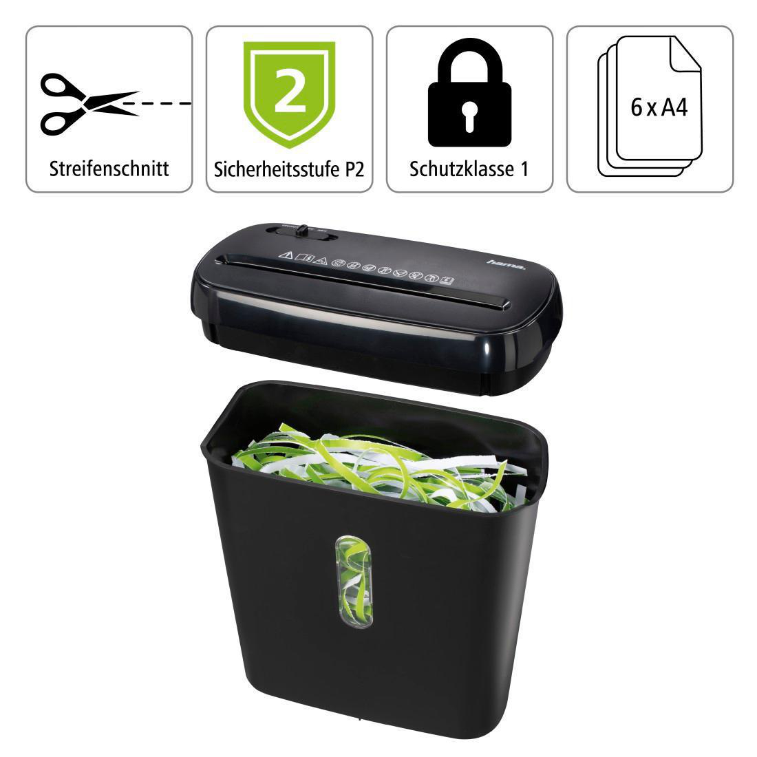 HAMA Basic S6 Aktenvernichter | MediaMarkt