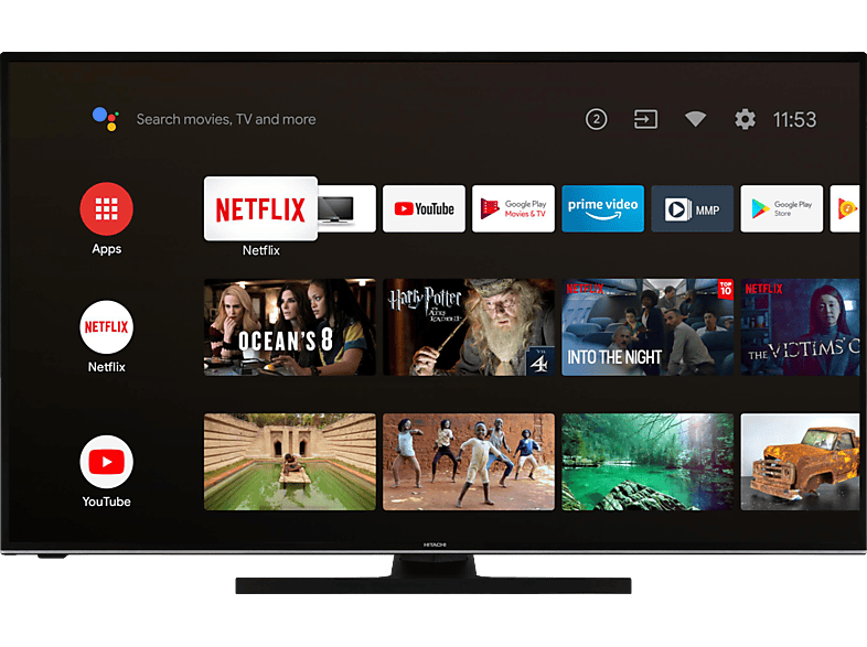 HITACHI U58KA6150 LED TV (Flat, 58 Zoll / 147 cm, UHD 4K, SMART TV ...