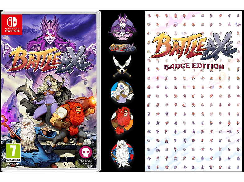 Nintendo Switch Battle Axe (Badge Edition) + Insignias
