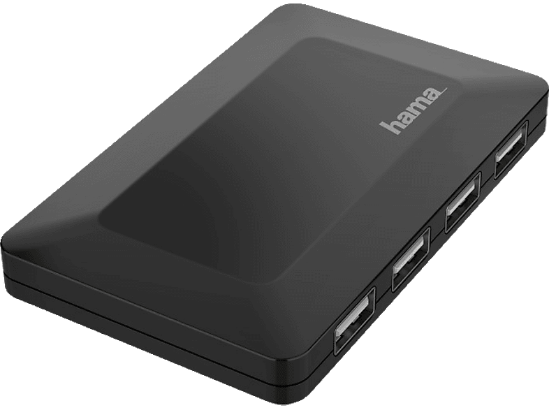 HAMA 4-fach, USB Hub, Schwarz | MediaMarkt
