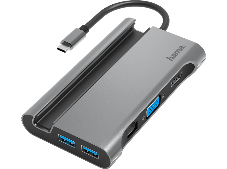 HAMA Multipoort adapter USB-C | 7 poorten (200102) | MediaMarkt