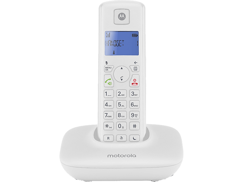 MOTOROLA T401 Fehér dect telefon | MediaMarkt