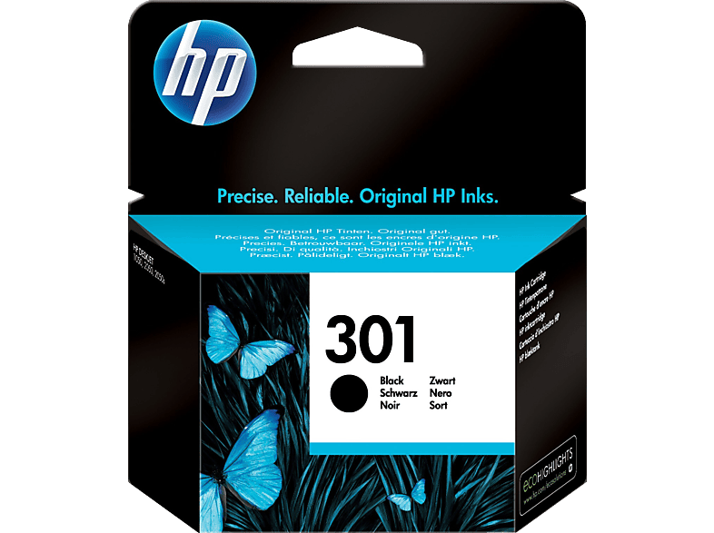 HP 301 Tintenpatrone Schwarz CH561EE