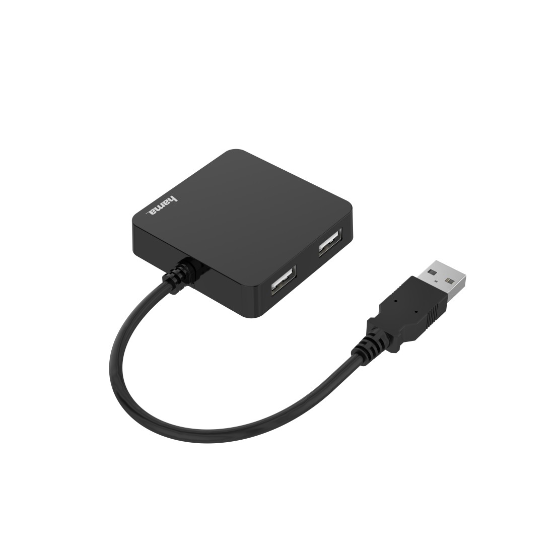 HAMA 4-fach USB Hub Schwarz bei MediaMarkt