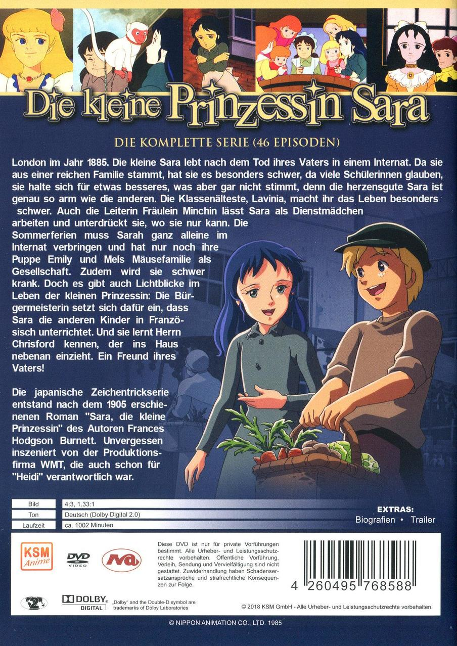 Die kleine Prinzessin Sara | Die komplette Serie DVD online kaufen ...